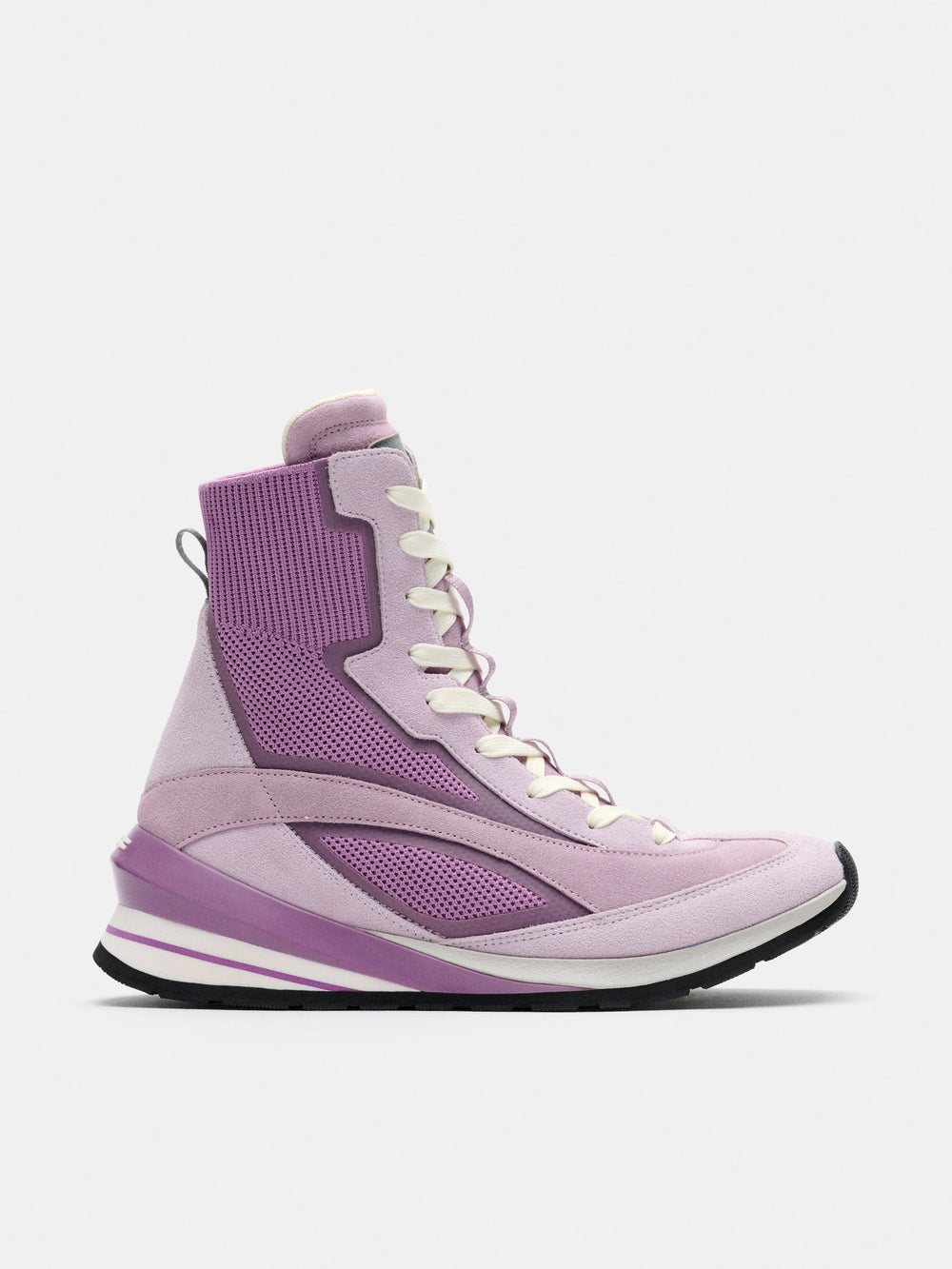 Sneakers for women SEVEN HIGHTOP RUNNER LILAC by HOFF